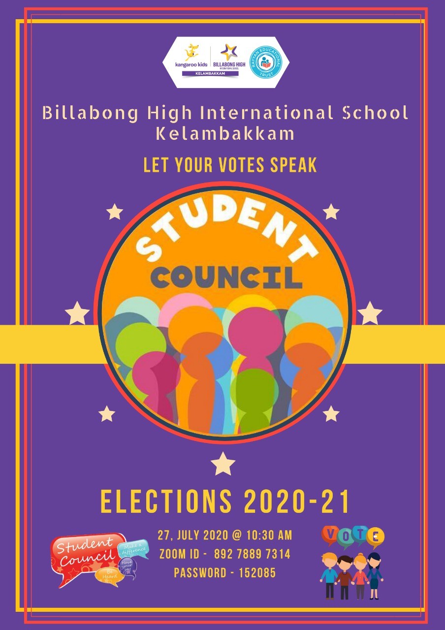 Student Council Elections - Billabong High International School